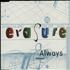 Erasure Always US CD single (CD5 / 5") (27433)