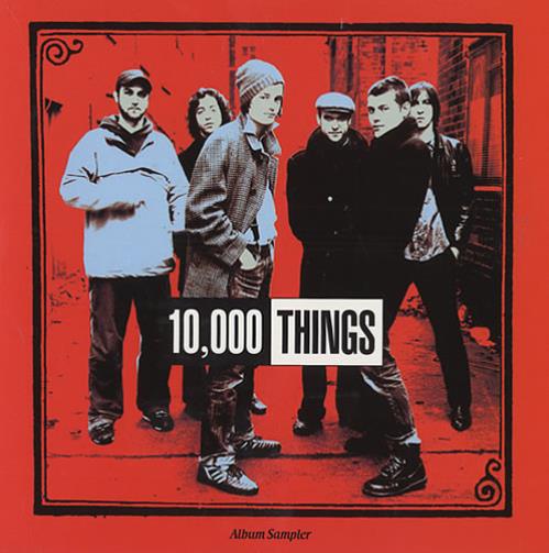 10,000 Things Album Sampler UK Promo CD single (CD5 / 5") (438850)