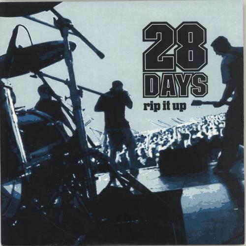 28 Days Rip It Up UK Promo 7" vinyl single (7 inch record / 45) (689382)