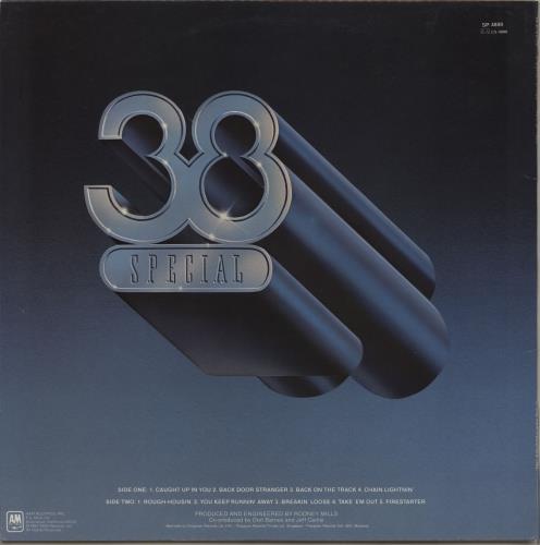 38 Special Special Forces Singapore vinyl LP album (LP record) (762692)