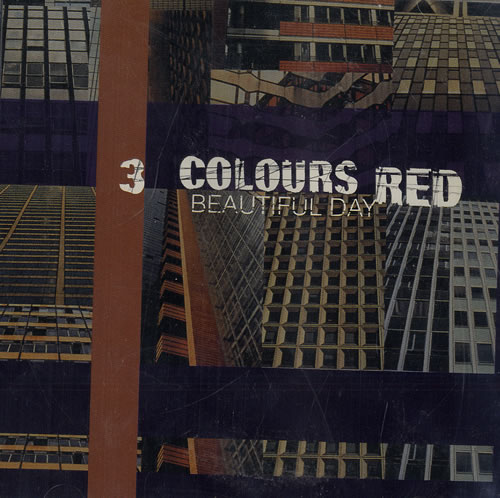 3 Colours Red Beautiful Day US Promo CD single (CD5 / 5") (133367)