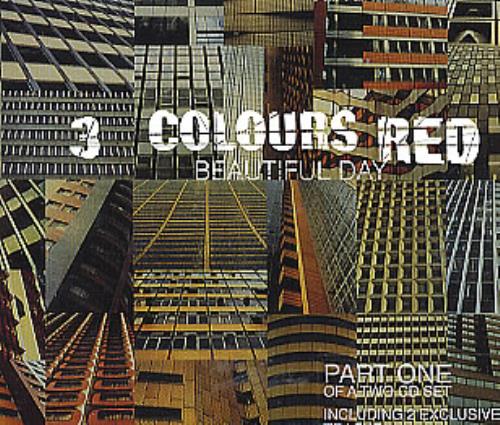 3 Colours Red Beautiful Day UK 2-CD single set (Double CD single) (286867)