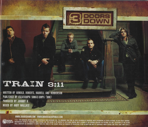 3 Doors Down Train US Promo CD single (CD5 / 5") (444106)