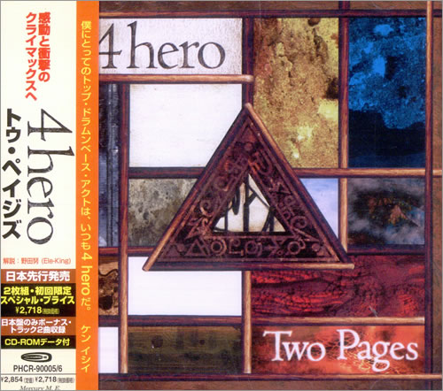 4 Hero Two Pages Japanese Promo 2 CD album set (Double CD) (505292)