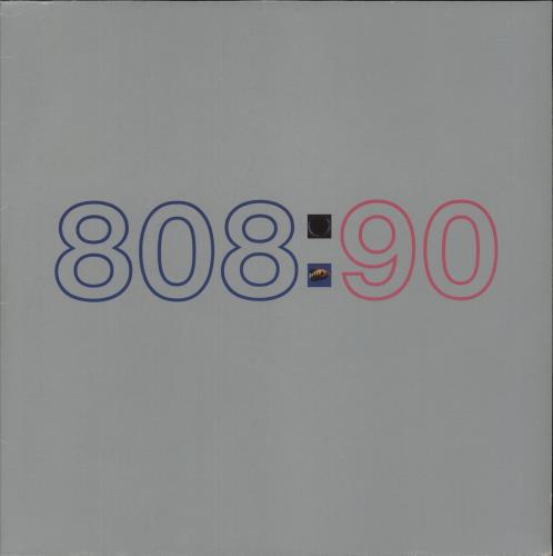 808 State 90 (Ninety) UK vinyl LP album (LP record) (24998)