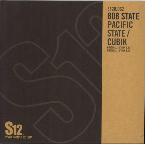 808 State Pacific State / Cubik UK 12" vinyl single (12 inch record ...