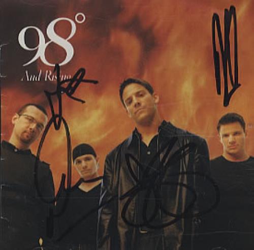 98 Degrees 98 Degrees And Rising - Autographed US CD album (CDLP) (330244)