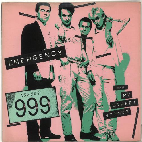 999 Emergency - P/S UK 7" vinyl single (7 inch record / 45) (336170)