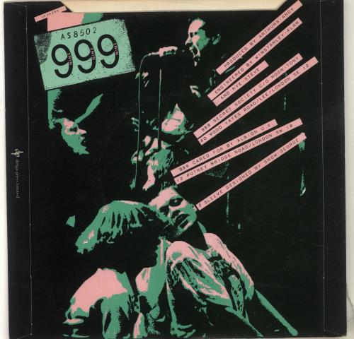 999 Emergency - P/S UK 7" vinyl single (7 inch record / 45) (336170)