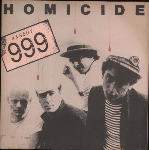 999 Homicide - Green UK 7" vinyl single (7 inch record / 45) (117896)