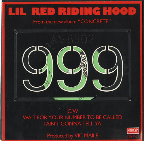 999 Lil Red Riding Hood - P/S UK 7" vinyl single (7 inch record / 45 ...