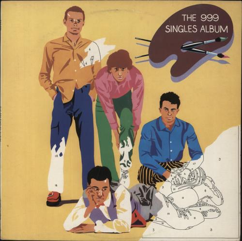 999 The 999 Singles Album - WOS UK vinyl LP album (LP record) (781297)