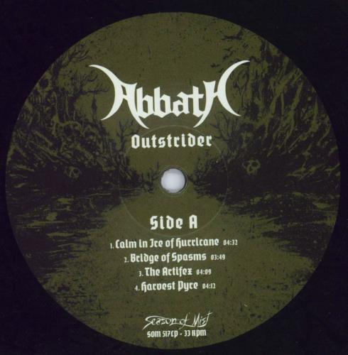 Abbath Outstrider - Black Vinyl US vinyl LP album (LP record) (817921)