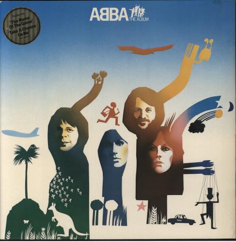 Abba ABBA The Album - Hype Stickered UK vinyl LP album (LP record) (618992)