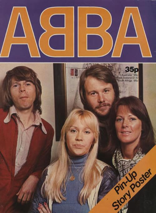 Abba Pin-up Story Poster UK magazine (114775)