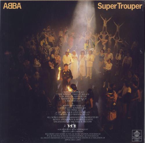 Abba Super Trouper - Sealed UK picture disc LP (vinyl picture disc ...