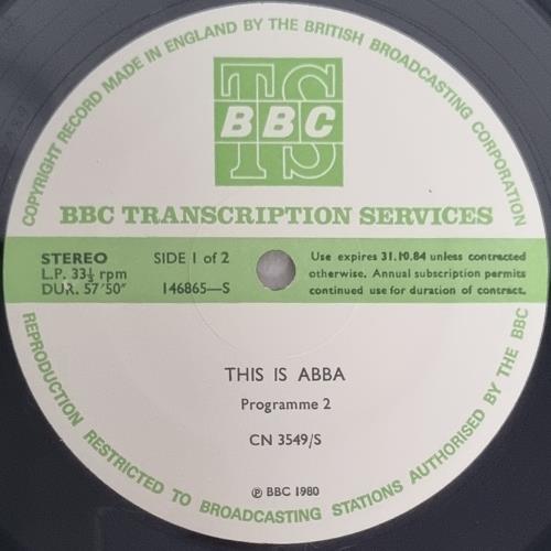 Abba This Is Abba - Programmes 1 & 2 UK Promo 2-LP vinyl record set ...