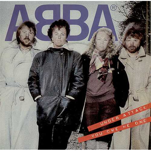 Abba Under Attack - Inj UK 7" vinyl single (7 inch record / 45) (2105)