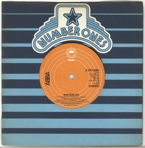 Abba Waterloo UK 7" vinyl single (7 inch record / 45) (2095)