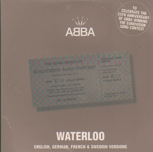 Abba Waterloo UK Promo CD single (CD5 / 5") (222750)
