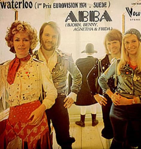 Abba Waterloo French vinyl LP album (LP record) (242222)