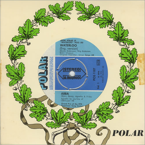 Abba Waterloo Swedish 7" vinyl single (7 inch record / 45) (430432)