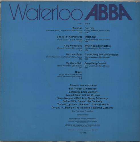 Abba Waterloo German vinyl LP album (LP record) (92103)