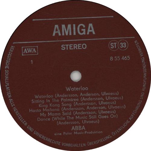 Abba Waterloo German vinyl LP album (LP record) (92103)