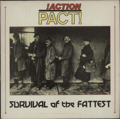 Action Pact Survival Of The Fattest UK vinyl LP album (LP record) (685676)