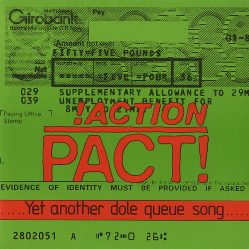 Action Pact Yet Another Dole Queue Song UK 7" vinyl single (7 inch ...