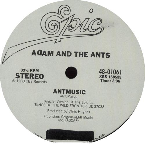 Adam & The Ants Antmusic US Promo 12" vinyl single (12 inch record ...