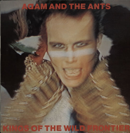 Adam & The Ants Kings Of The Wild Frontier - Autographed UK vinyl LP album (LP record) (565884)