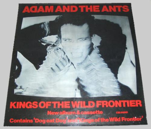 Adam & The Ants Kings Of The Wild Frontier Promo Poster UK Promo poster (375723)