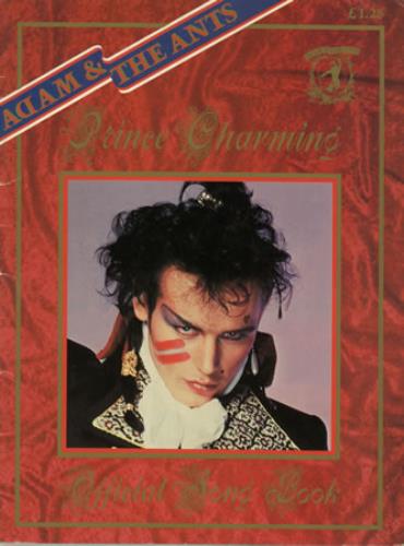 Adam & The Ants Prince Charming Official Song Book UK book (389908)