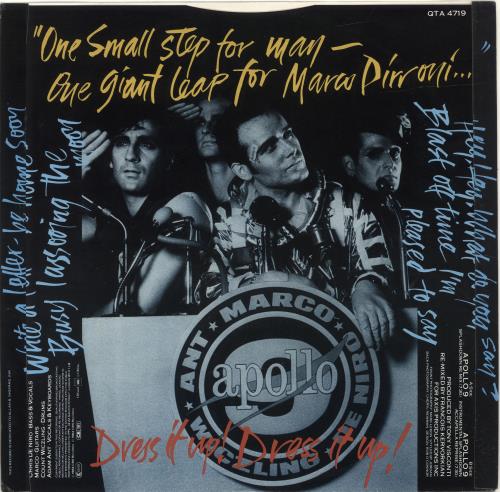 Adam Ant Apollo 9 (Splashdown Re-Mix) UK 12" vinyl single (12 inch ...