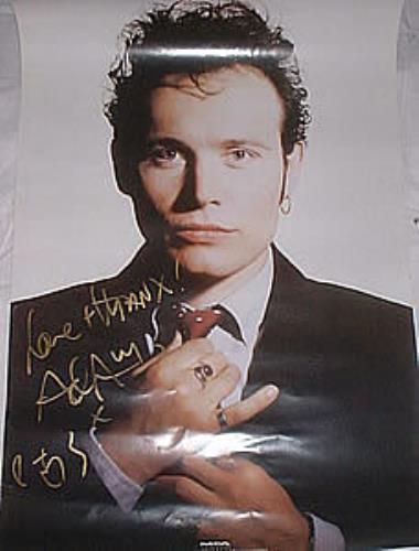 Adam Ant Autographed Poster UK Promo poster (161466)