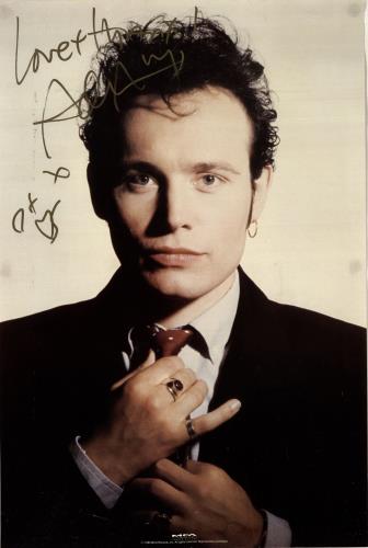 Adam Ant Autographed Poster UK Promo poster (537790)