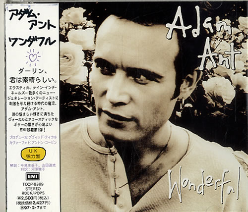 Adam Ant Wonderful Japanese Promo CD album (CDLP) (608276)