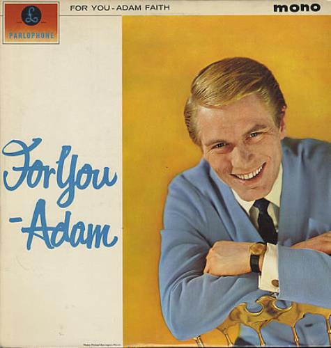 Adam Faith For You - Adam UK vinyl LP album (LP record) (390405)