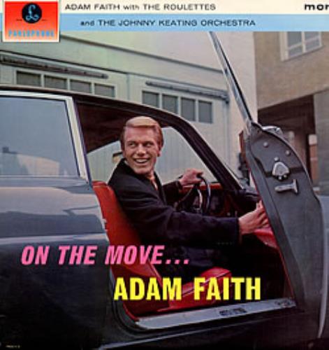 Adam Faith On The Move UK vinyl LP album (LP record) (227820)