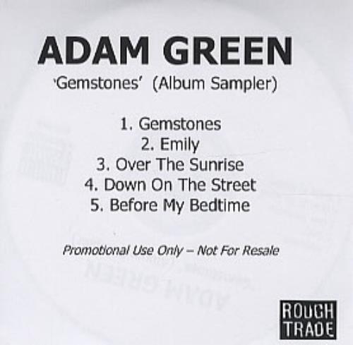 Adam Green Gemstones - Album Sampler UK Promo CD-R acetate (316350)