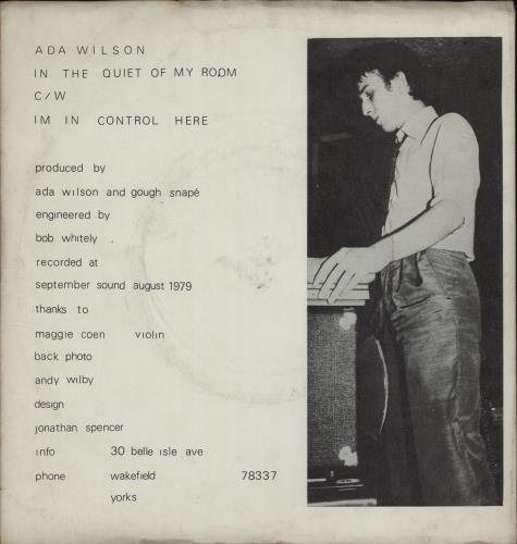 Ada Wilson In The Quiet Of My Room UK 7" vinyl single (7 inch record ...