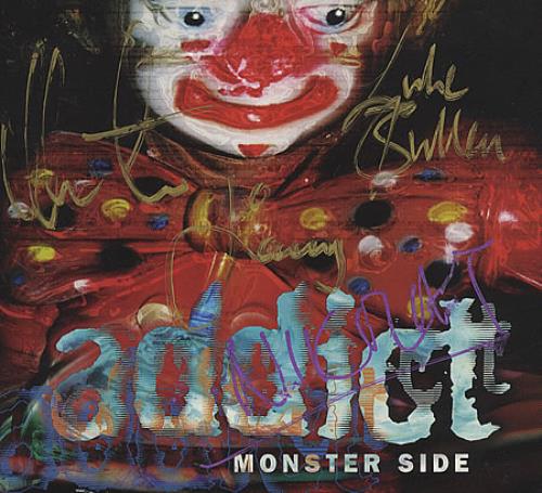 Addict Monster Side - Fully Autographed! UK CD single (CD5 / 5") (367229)