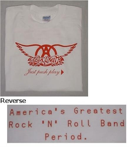 Aerosmith Just Push Play - shirts US Promo t-shirt (181759)