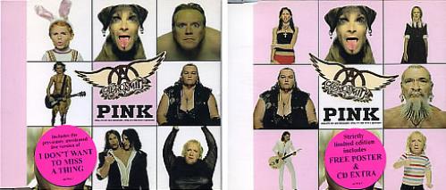 Aerosmith Pink UK 2-CD single set (Double CD single) (282015)