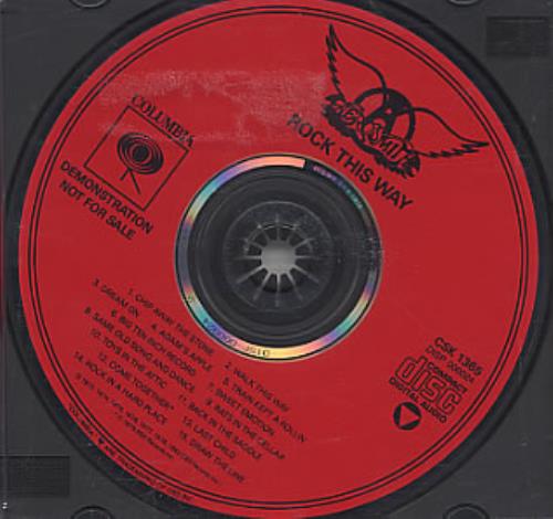 Aerosmith Rock This Way US Promo CD album (CDLP) (92246)