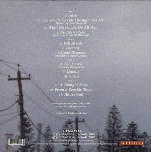 Aim Hinterland UK 2-LP vinyl record set (Double LP Album) (754296)