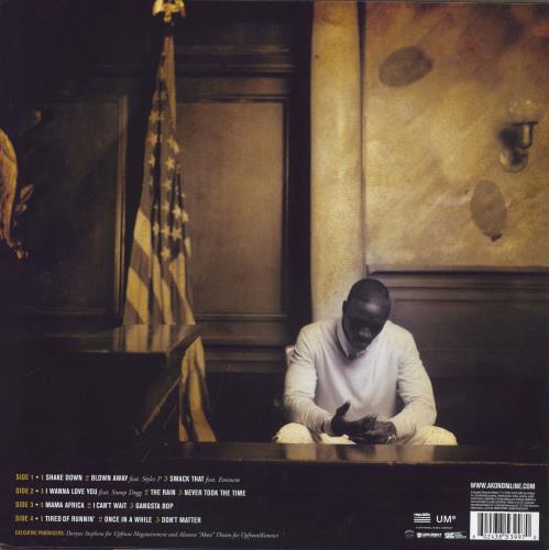 Akon Konvicted - 180g UK 2-LP vinyl record set (Double LP Album) (830001)