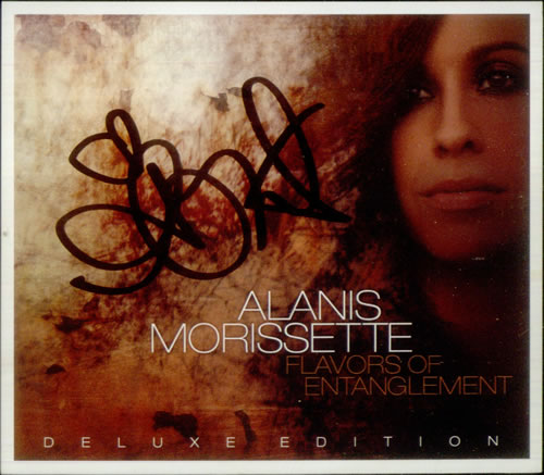 Alanis Morissette Flavors Of Entanglement - Autographed US 2 CD album ...