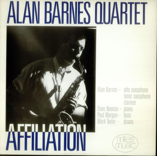 Alan Barnes Affiliation UK vinyl LP album (LP record) (549293)